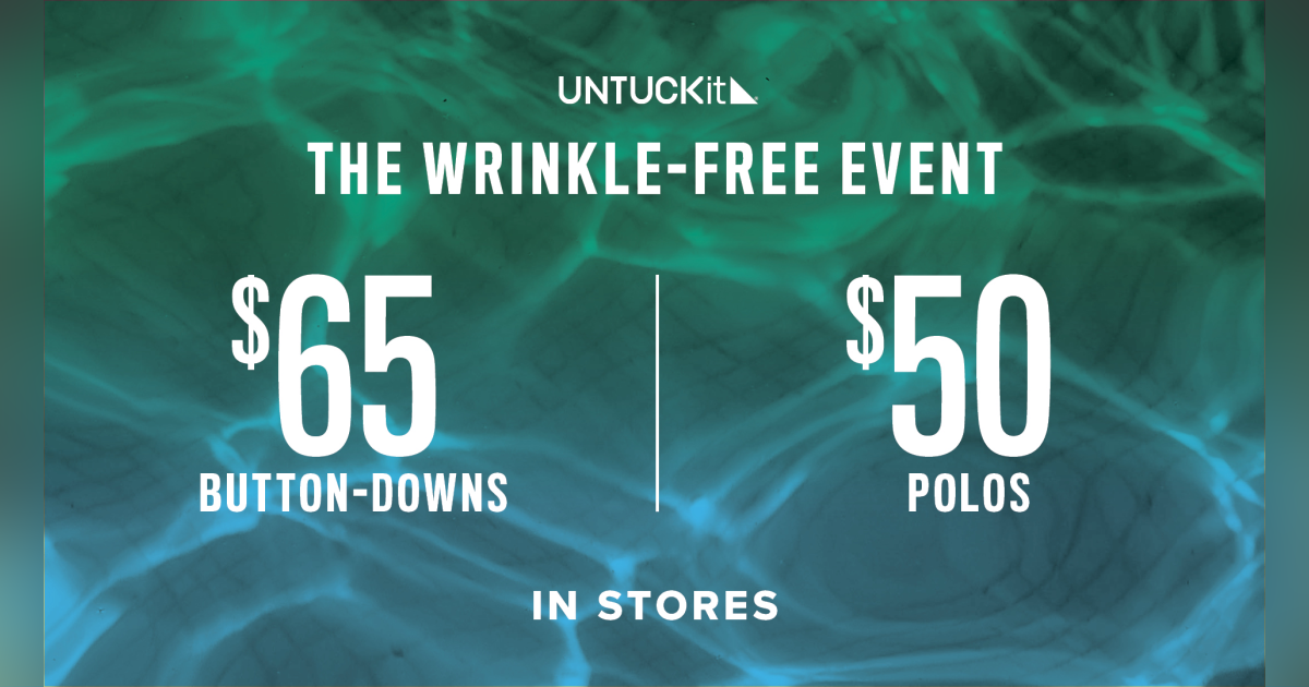 World of Wrinkle Free Sale - 900 North Michigan Shops | Chicago’s ...