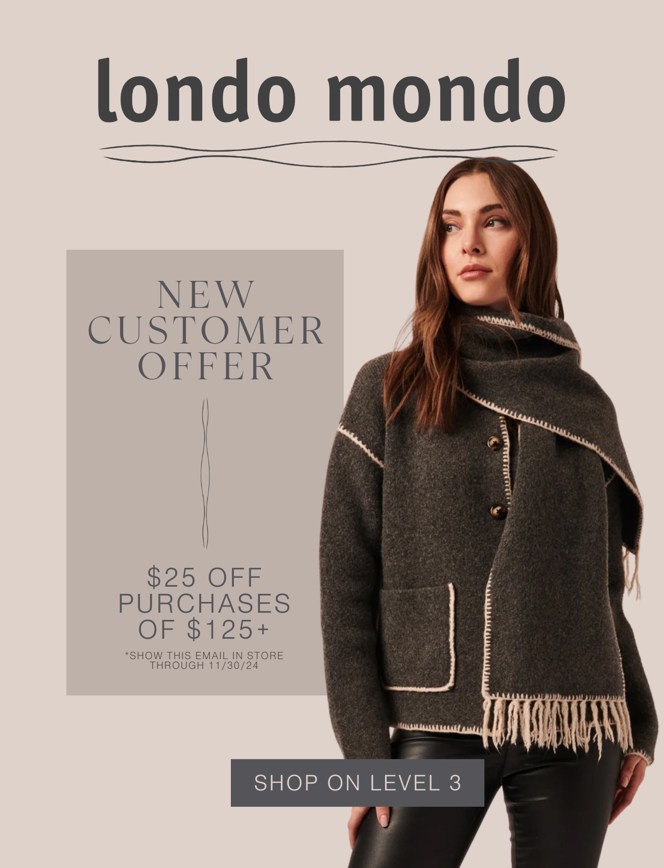 New Customer Offer at Londo Mondo - 900 North Michigan Shops | Chicago ...